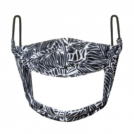 Black Rainforest Transparent Face Masks | Century Mask