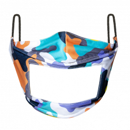 Funky Camo Transparent Face Masks | Century Mask